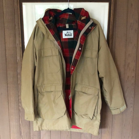 Woolrich | Jackets & Coats | Vintage Woolrich Wool Plaid Lined Rain ...